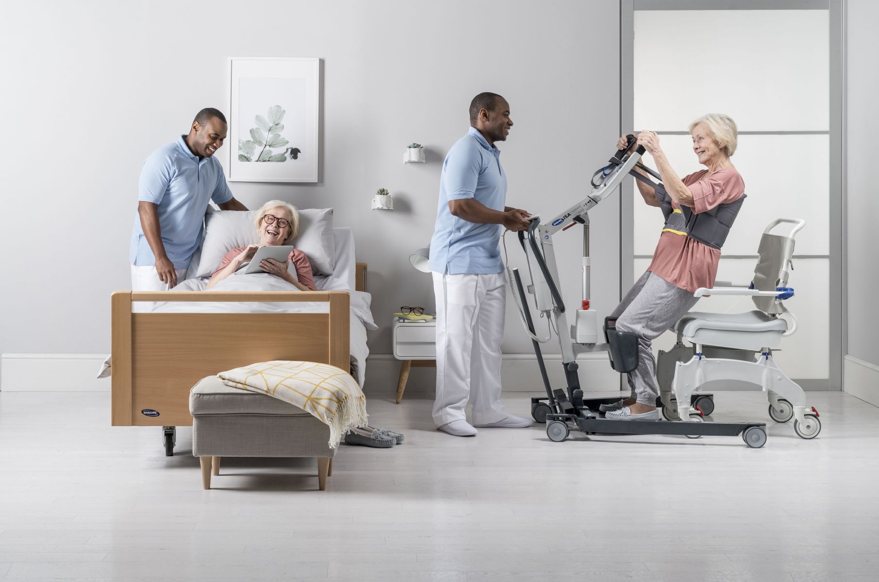 Invacare launches new ergonomic ISA Stand Assist Lifter - Invacare Ireland